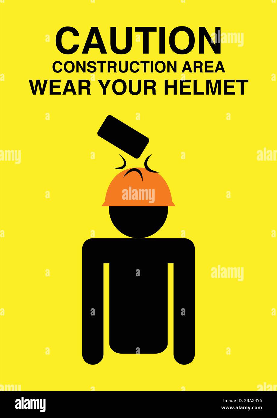Wear Safety Helmet Sign