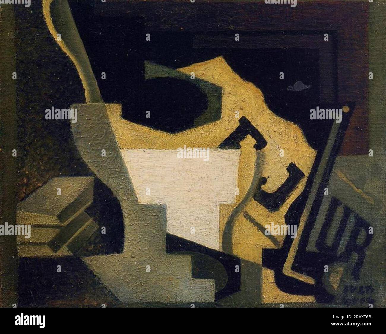 Juan gris still life with newspaper hi-res stock photography and images ...