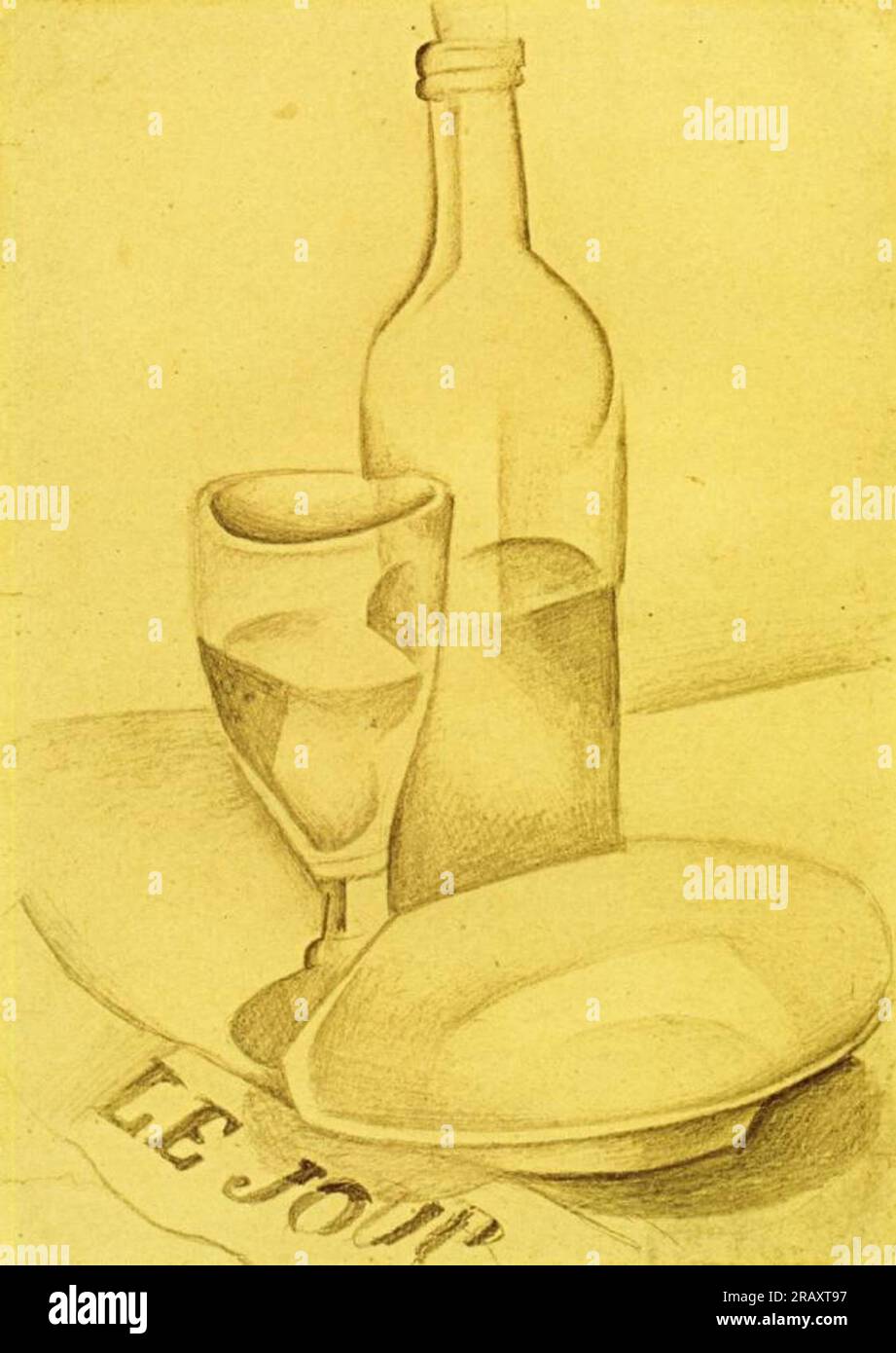 Juan gris still life with newspaper hi-res stock photography and images ...