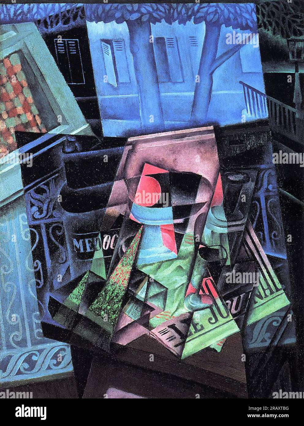 Still Life before an Open Window (Place Ravignan) 1915 by Juan Gris ...
