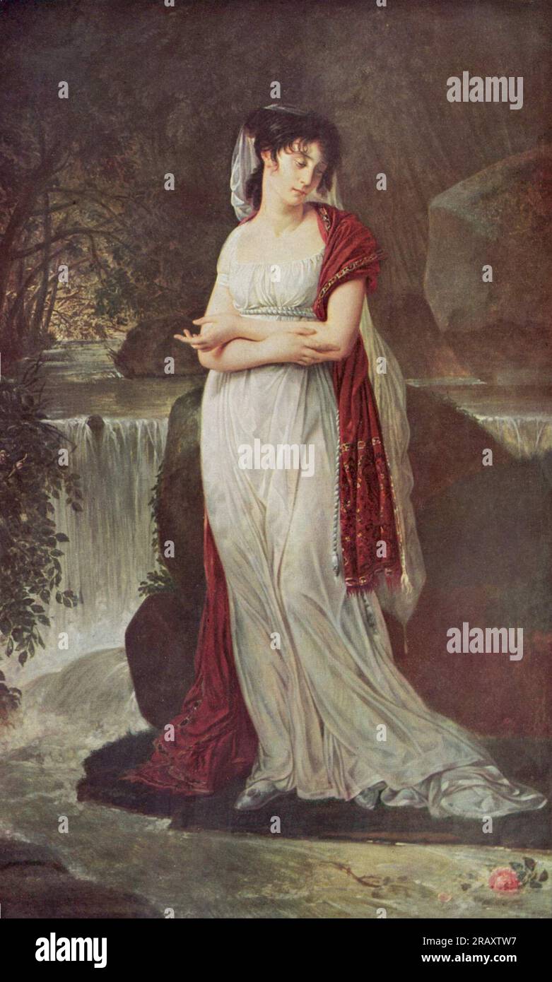 Portrait of Christine Boyer 1800 by Antoine-Jean Gros Stock Photo - Alamy