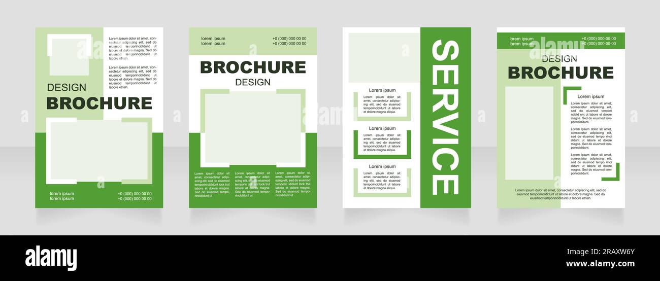 Client support service blank brochure layout design Stock Vector Image ...