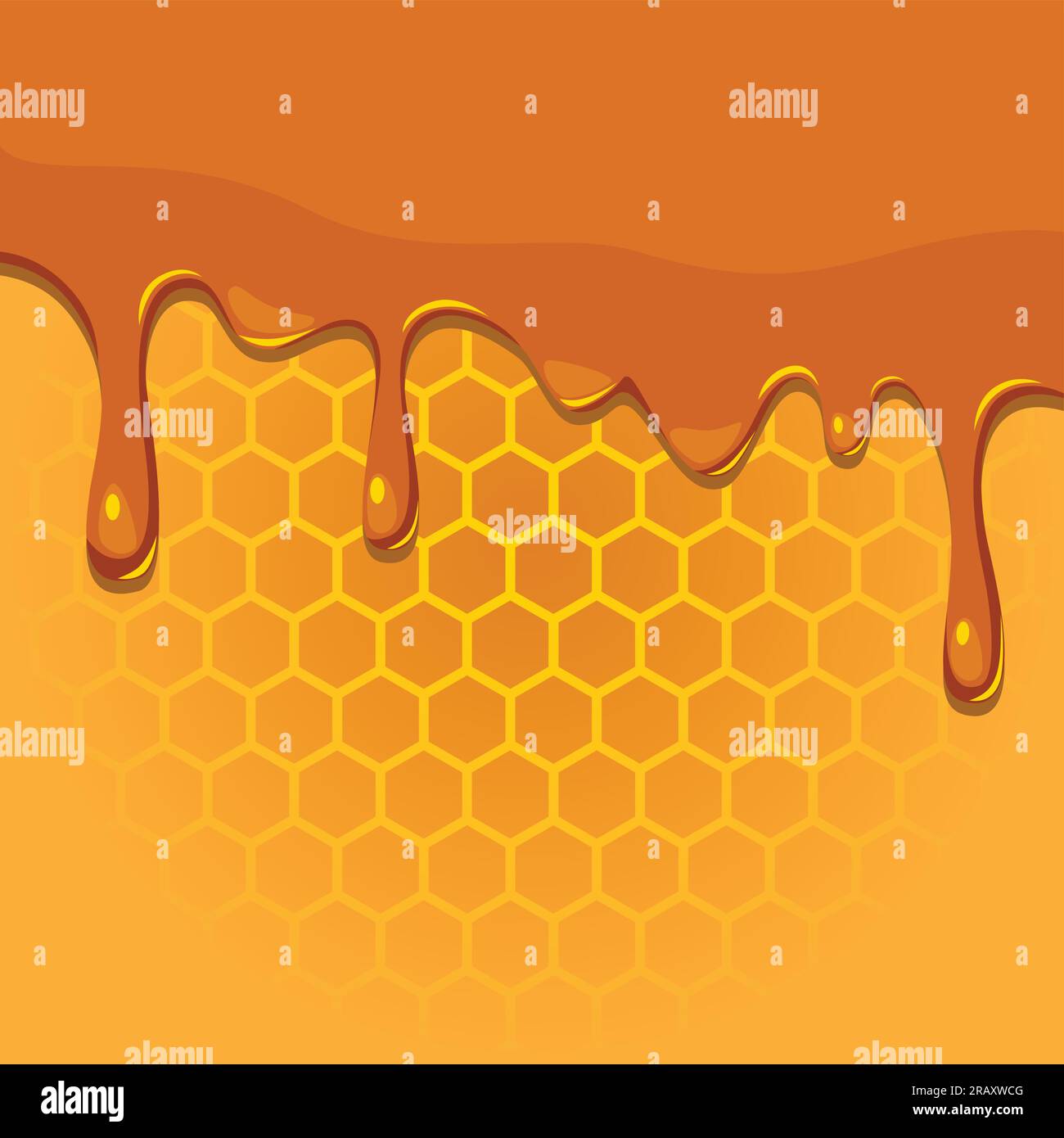 Honeycomb texture illustration Stock Vector Images - Alamy
