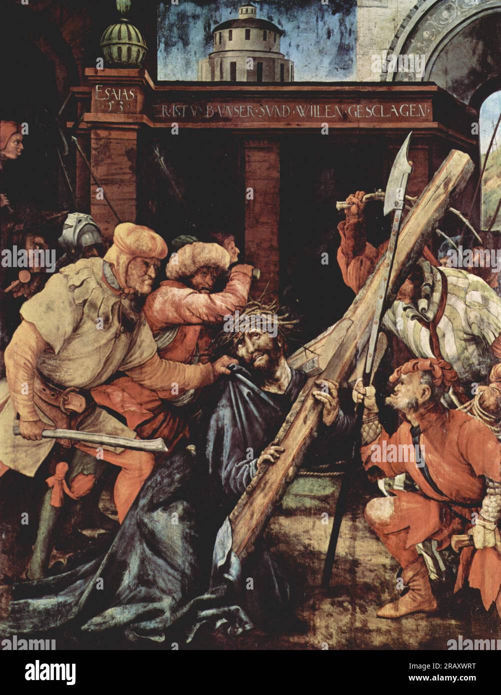 Christ Carrying the Cross 1524 by Matthias Grünewald Stock Photo - Alamy