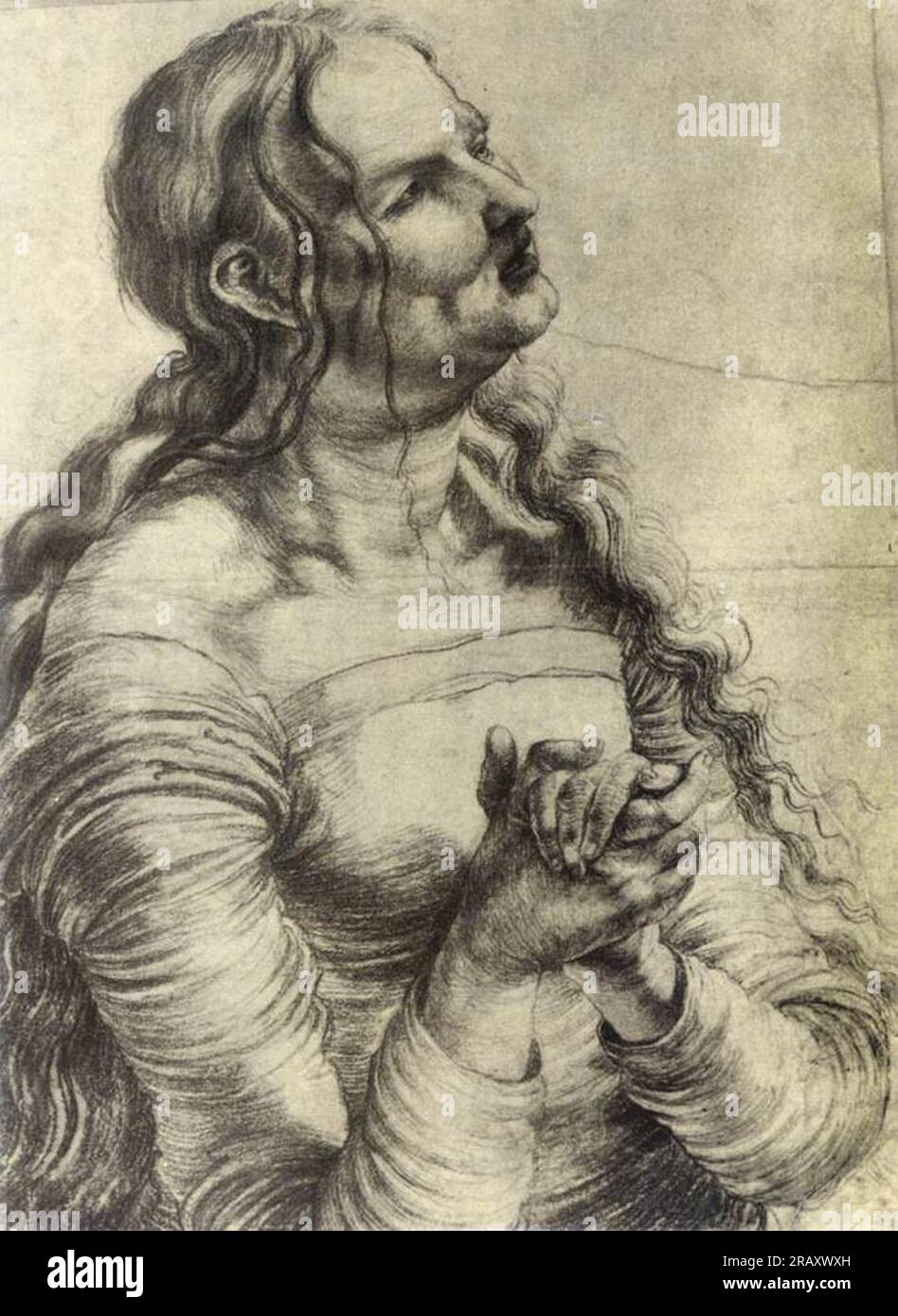 Portrait of weeping woman hi-res stock photography and images - Alamy