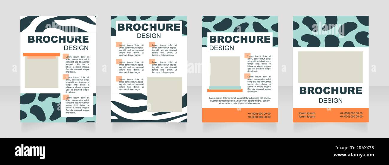 Zoo blank brochure layout design Stock Vector Image & Art - Alamy