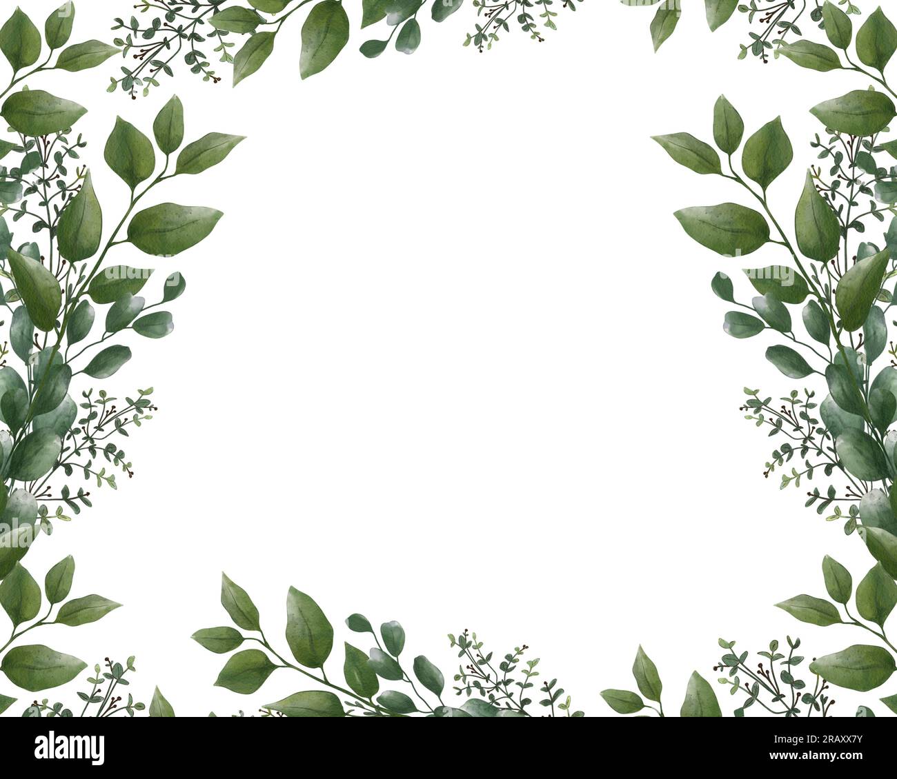 Printable Free Greenery Template - FREE Templates