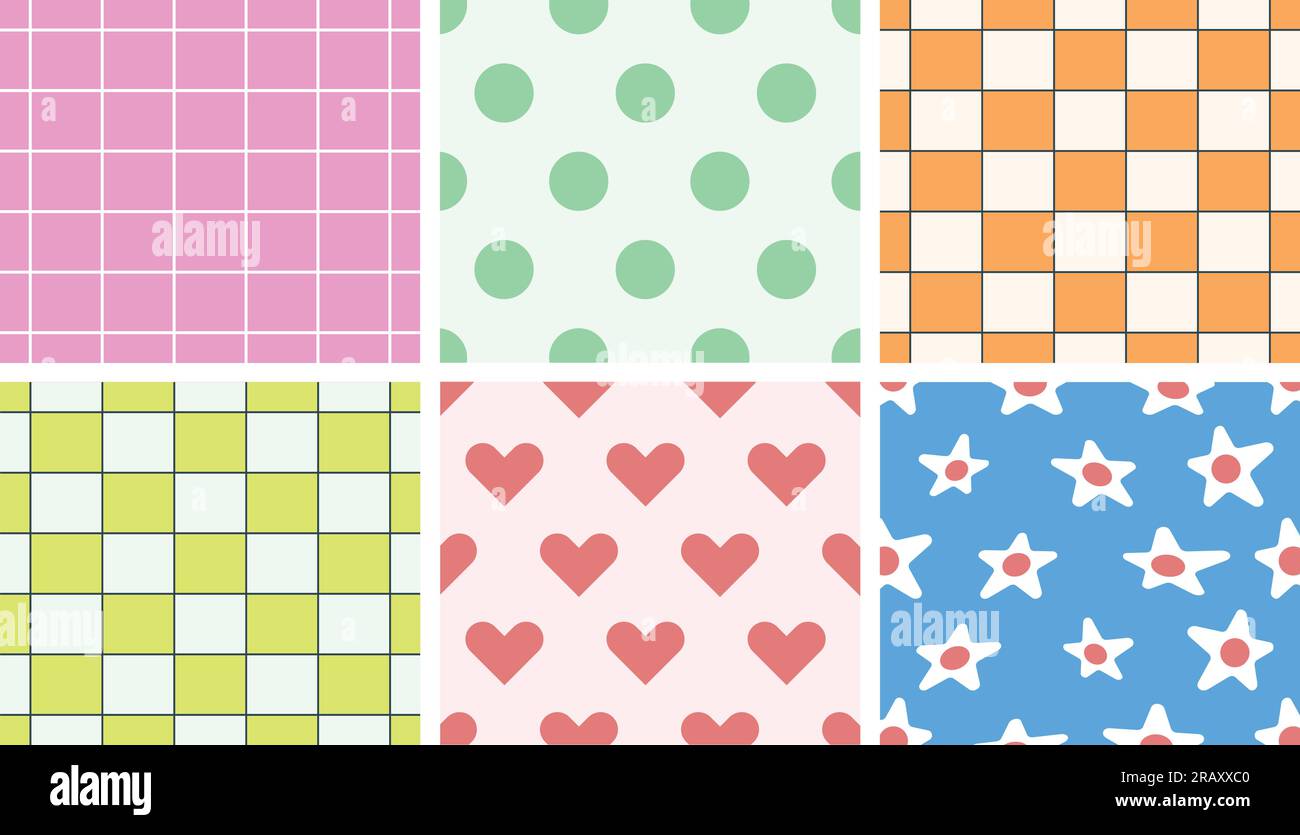 Cute vector illustration of seamless pattern random art or texture ...