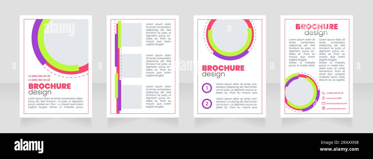 Marketing agency blank brochure layout design Stock Vector Image & Art ...