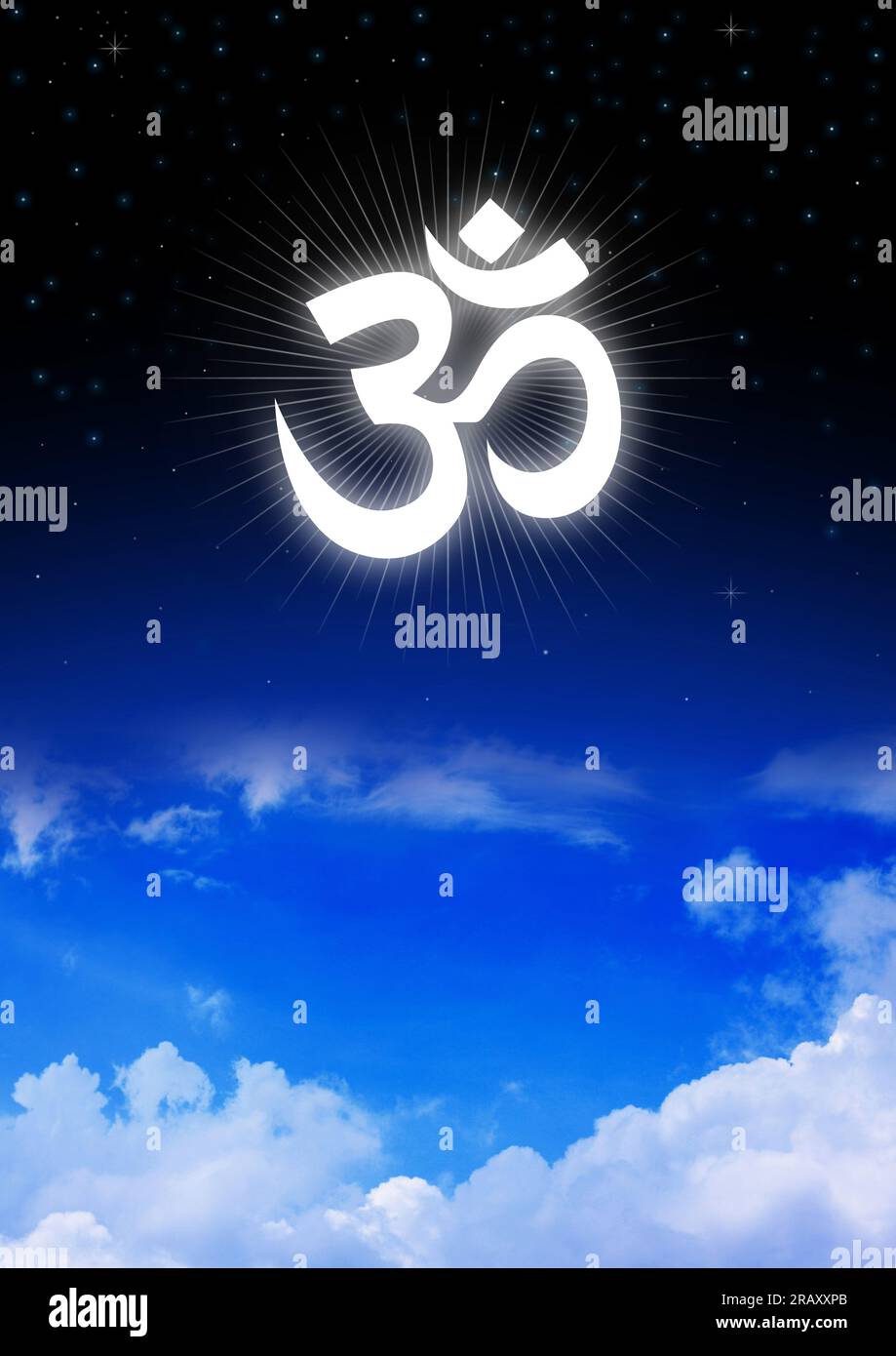Hindu religion symbol aum on hi-res stock photography and images - Alamy