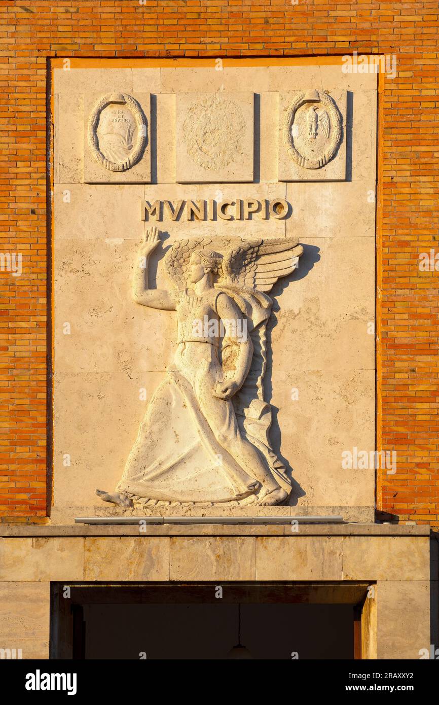 City hall and torre littoria hi-res stock photography and images - Alamy