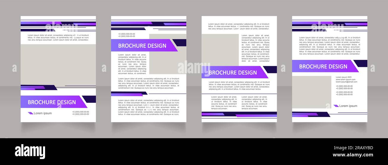 Corporate internet banking options blank brochure layout design Stock ...
