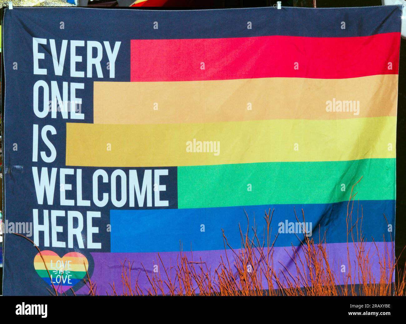 A banner at a bar in Jomtien Complex, in Jomtien, Pattaya, Thailand ...