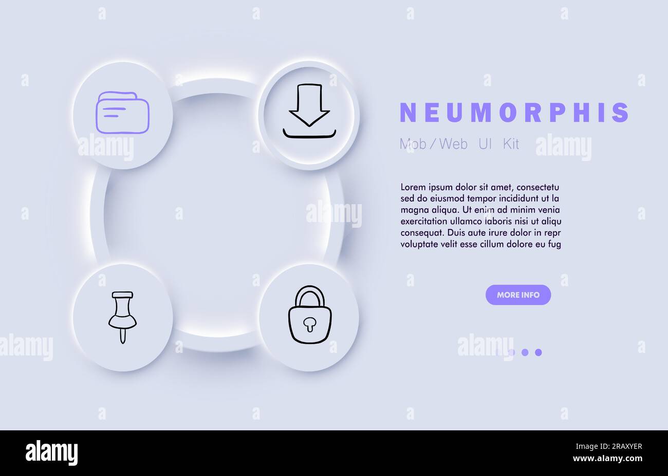 Loading line icon. Lock, folder, install, file, update browser ...