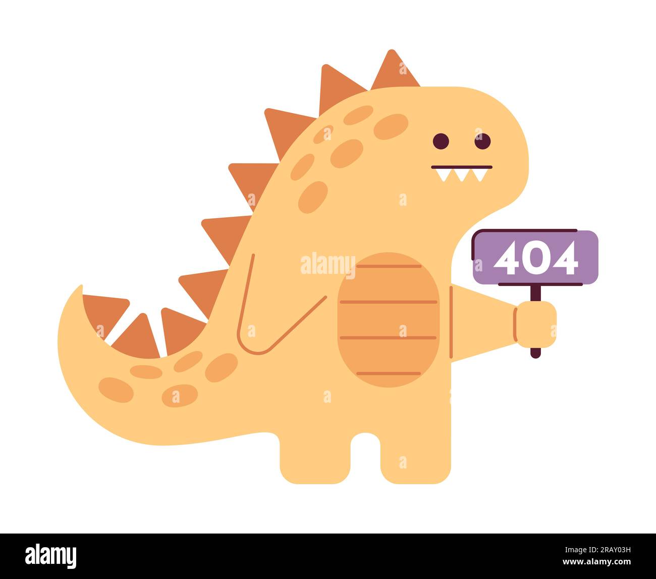 Dinosaur hold sign Cut Out Stock Images & Pictures - Alamy