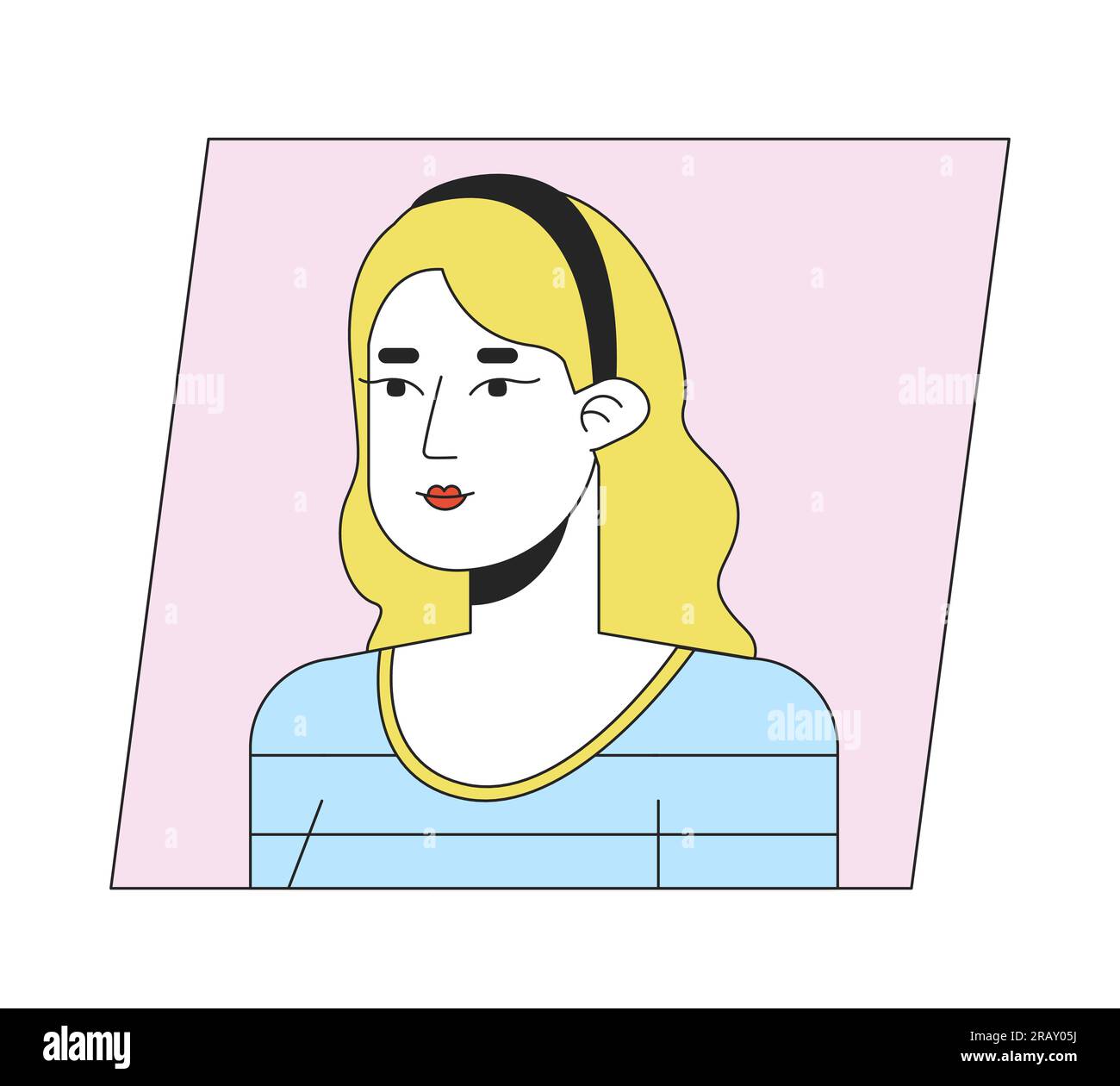 Blonde 20s Stock Vector Images - Alamy