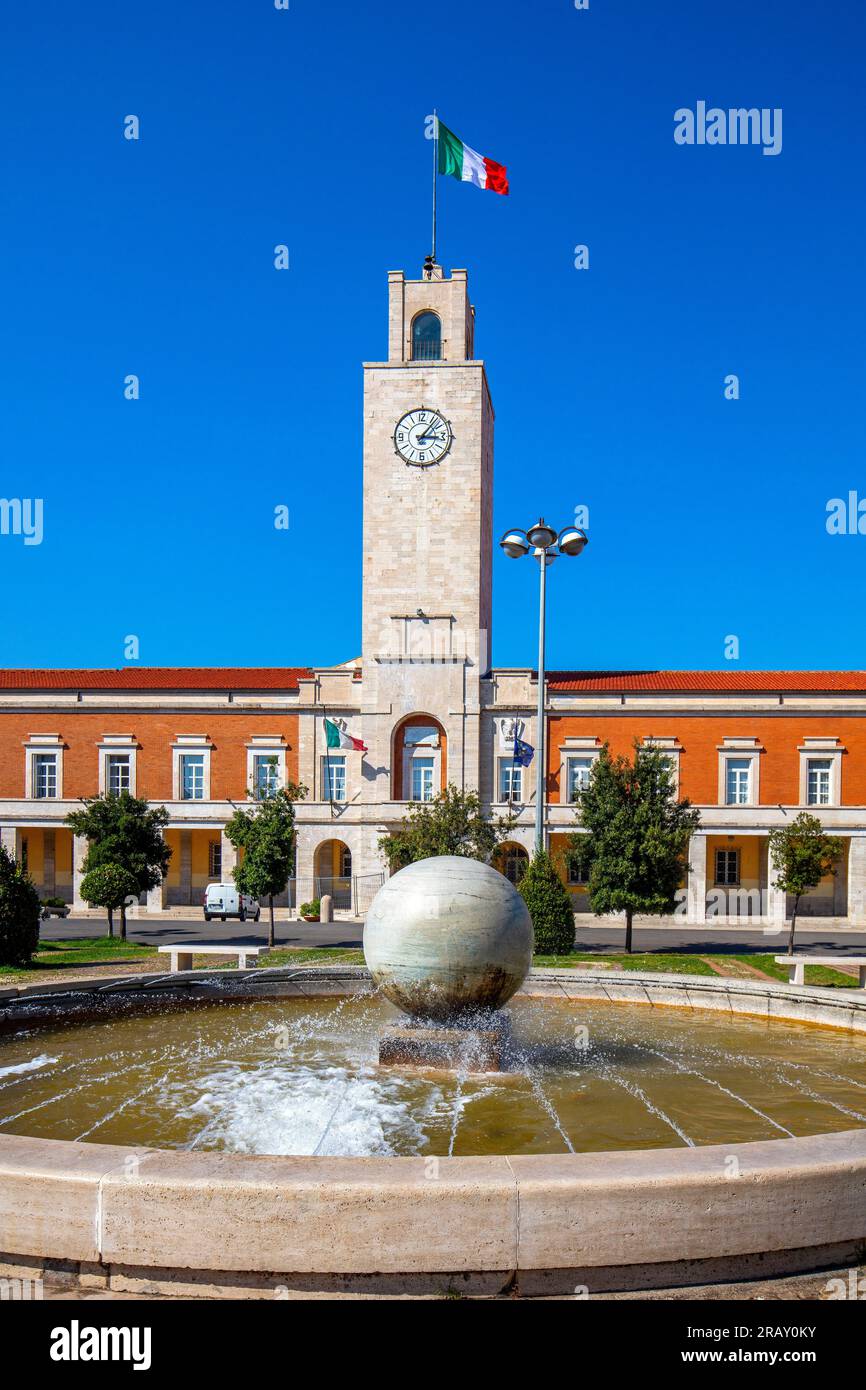 City Hall, Latina (Littoria), Latina, Lazio, Italy Stock Photo - Alamy
