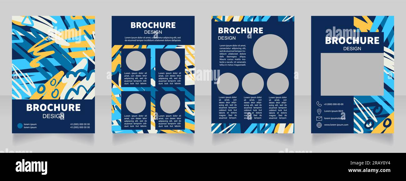 Musical theatre performance blank brochure design Stock Vector Image ...