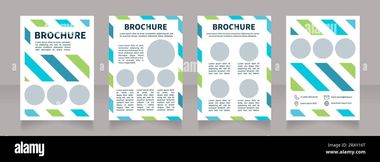 Children development program blank brochure design Stock Vector Image ...