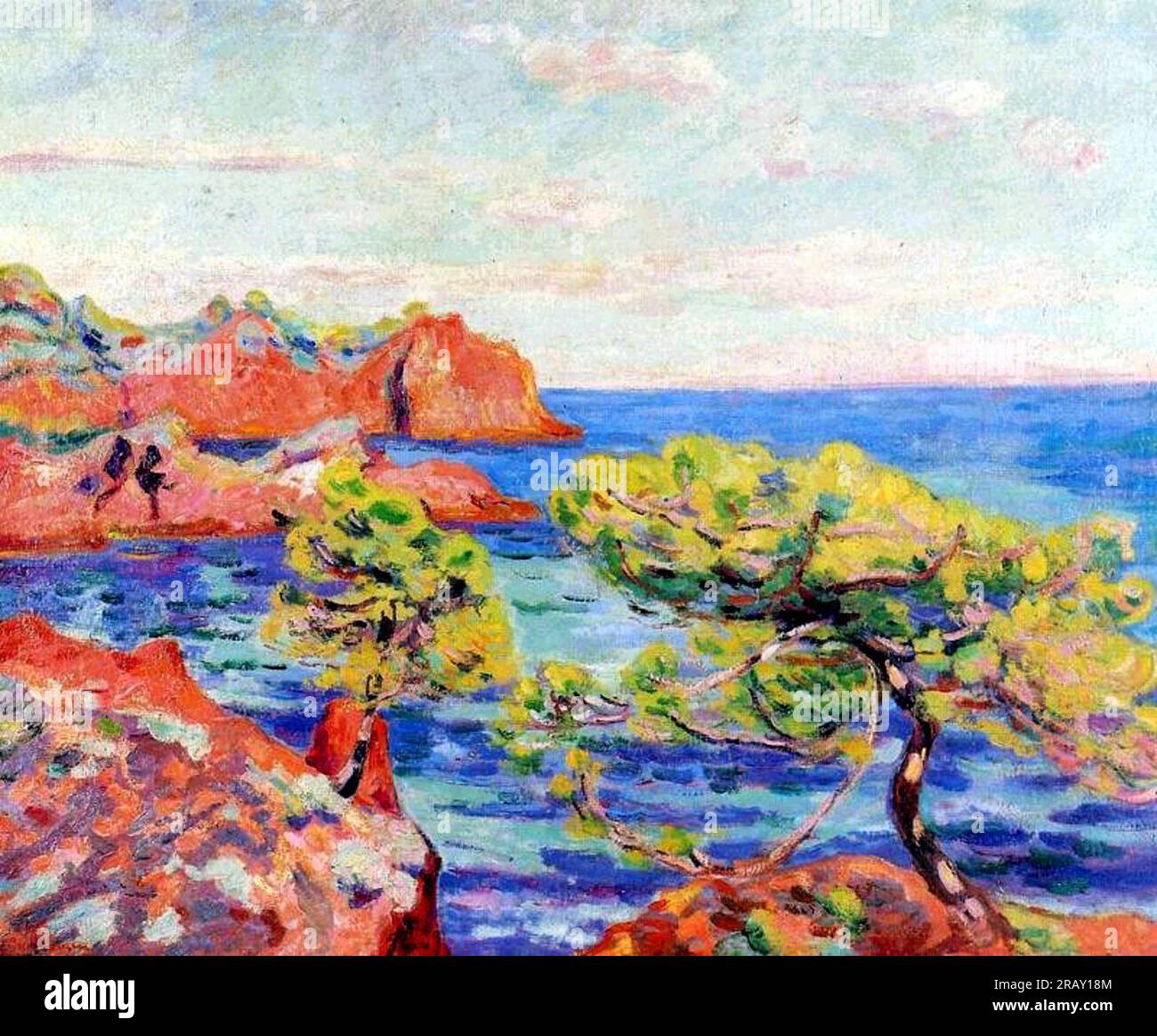 Le Trayas 1907 by Armand Guillaumin Stock Photo - Alamy
