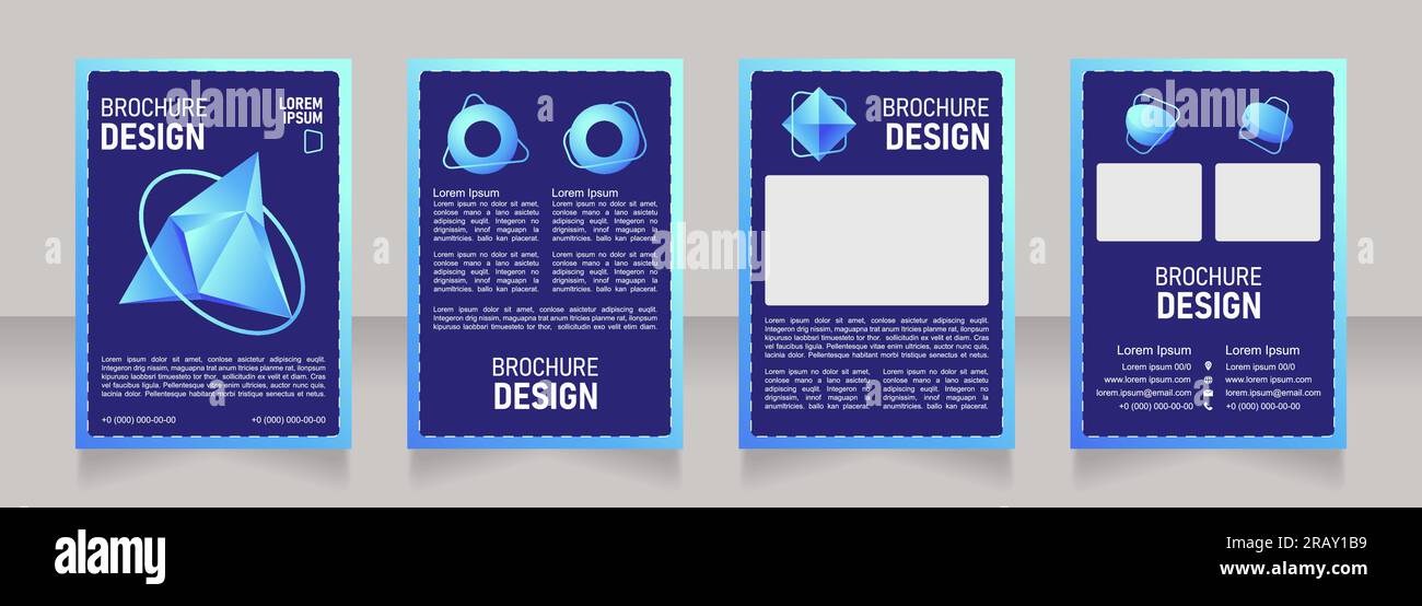 Ocean blank brochure design Stock Vector Image & Art - Alamy