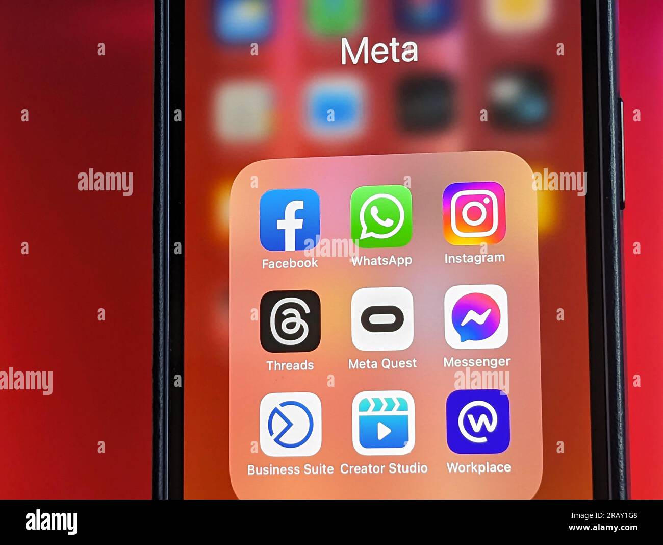 Meta workplace hi-res stock photography and images - Alamy