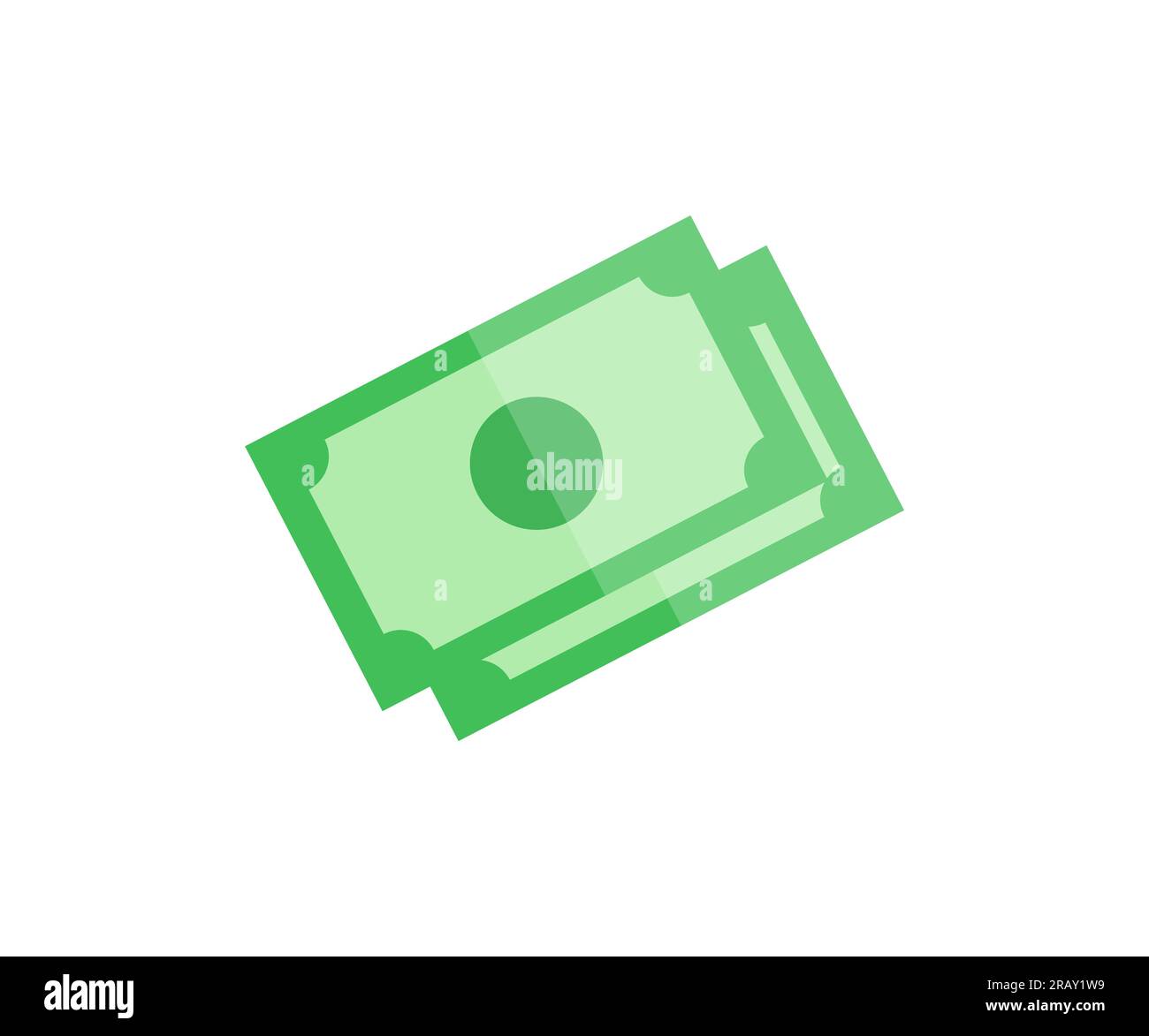 Money icon, simple flat design. Paper Currencies vector design and ...
