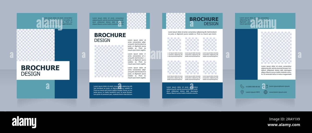 Medical laboratory researching work blank brochure design Stock Vector ...