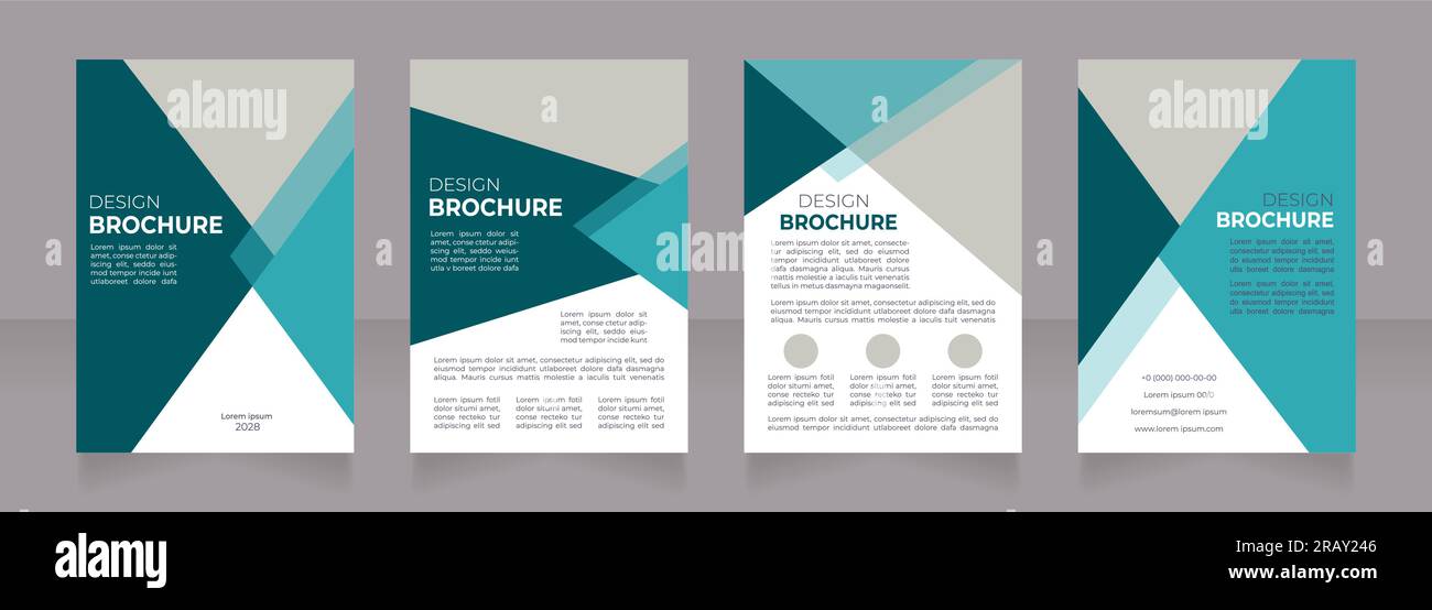 Medical insurance programs promotional blank brochure design Stock ...