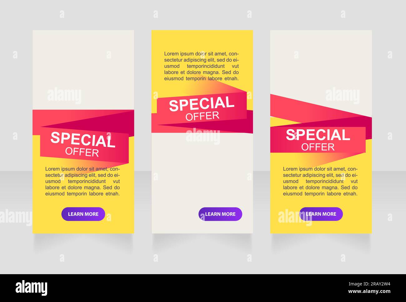 Whole sale and special offer web banner design template Stock Vector ...