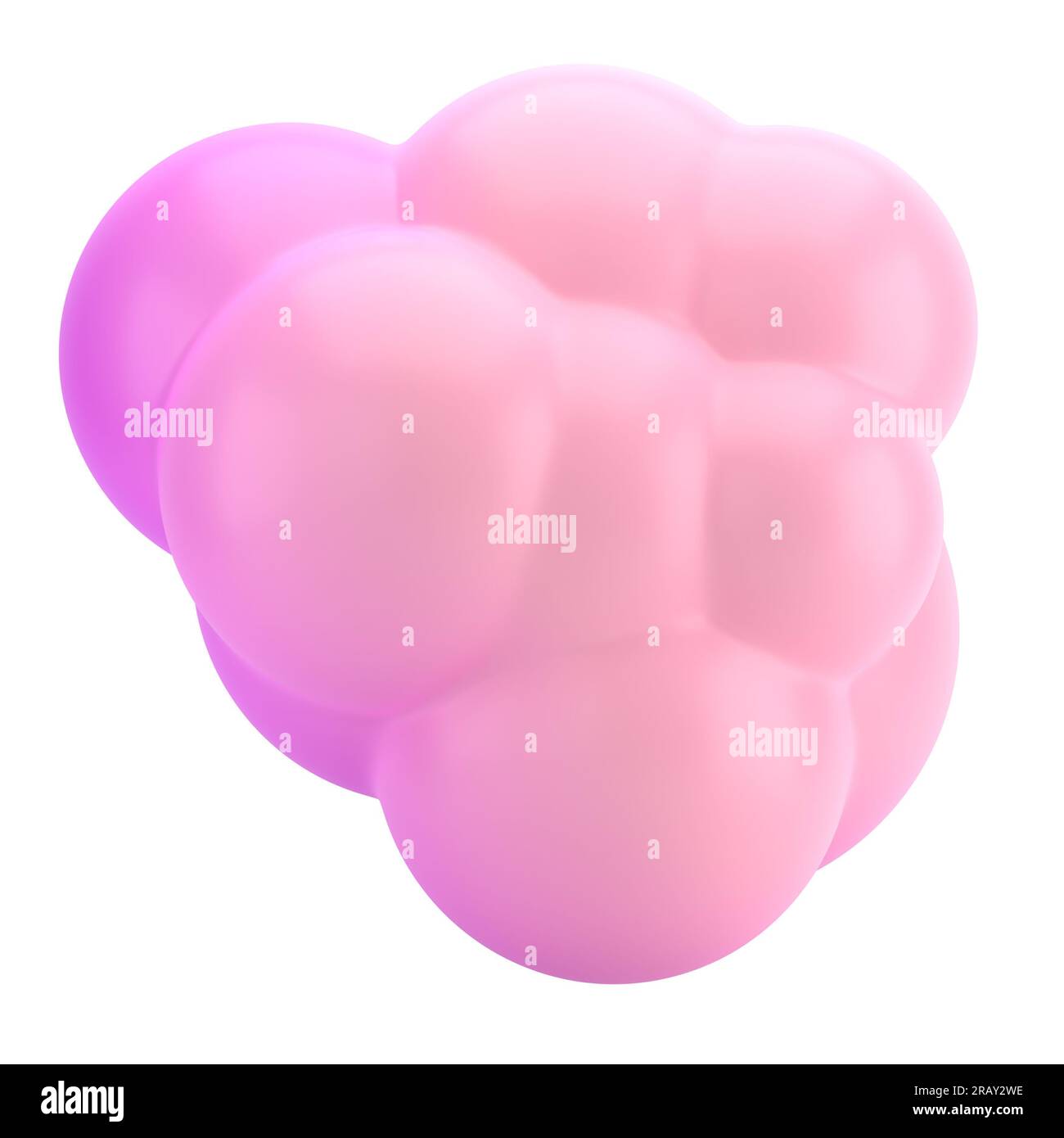 3d shape Abstract liquid with spherical element. realistic illustration ...