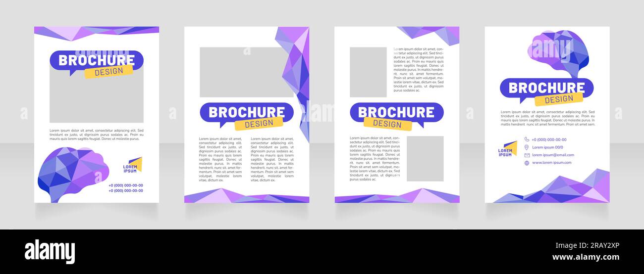 Artistic thinking blank brochure design Stock Vector Image & Art - Alamy