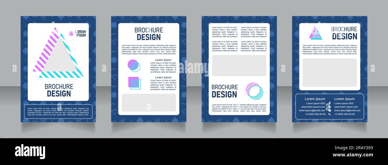 School blank brochure design Stock Vector Image & Art - Alamy
