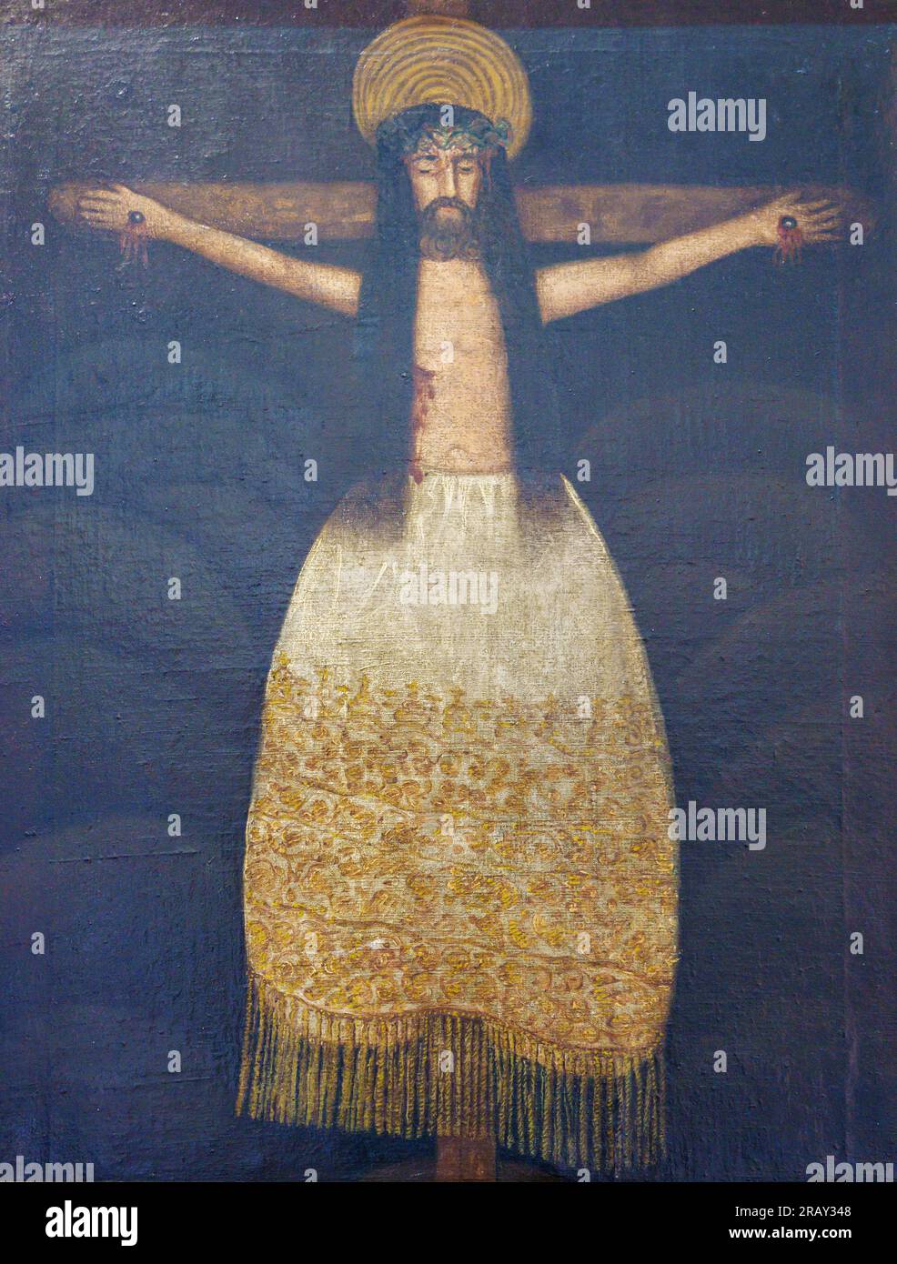 Christ, 16th century, oil on canvas, Catalonia, Sa Bassa Blanca Museum ...