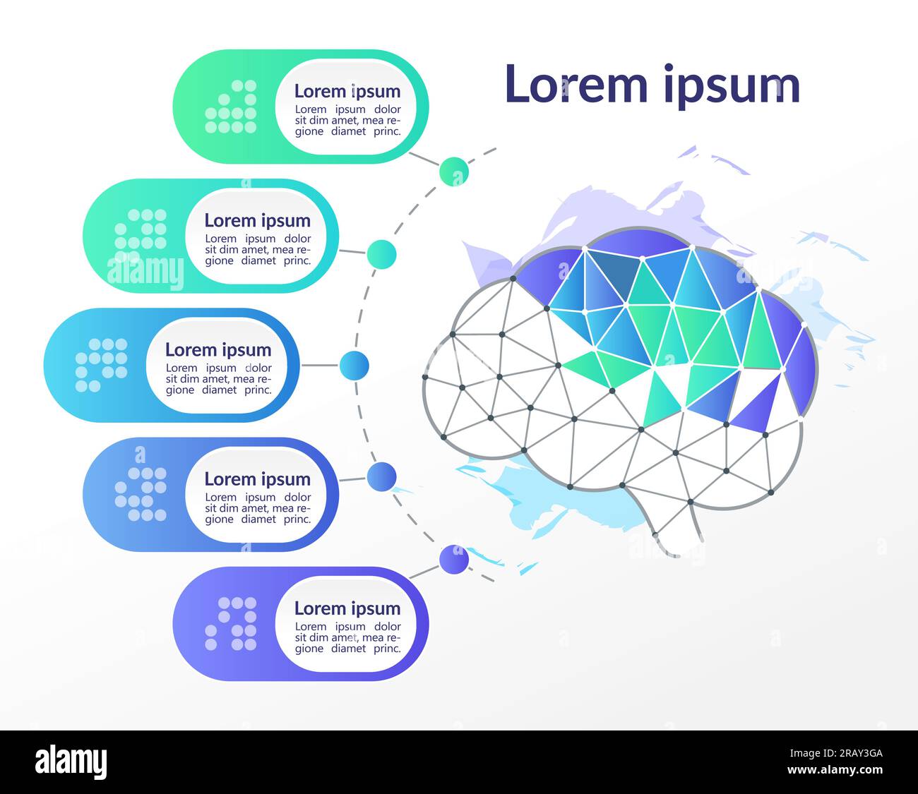 Creative problem solving infographic chart design template Stock Vector ...