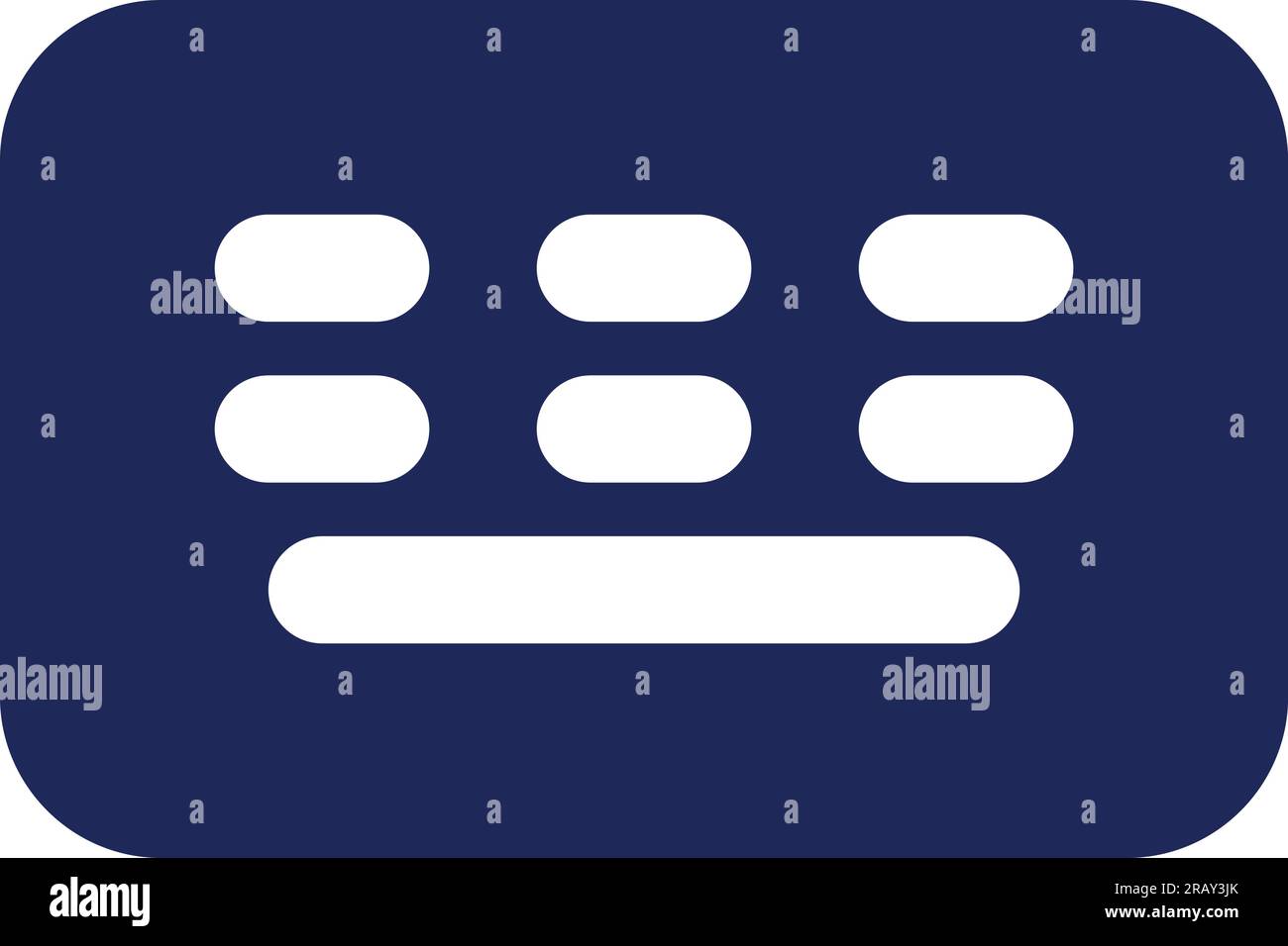 Keyboard black glyph ui icon Stock Vector Image & Art - Alamy