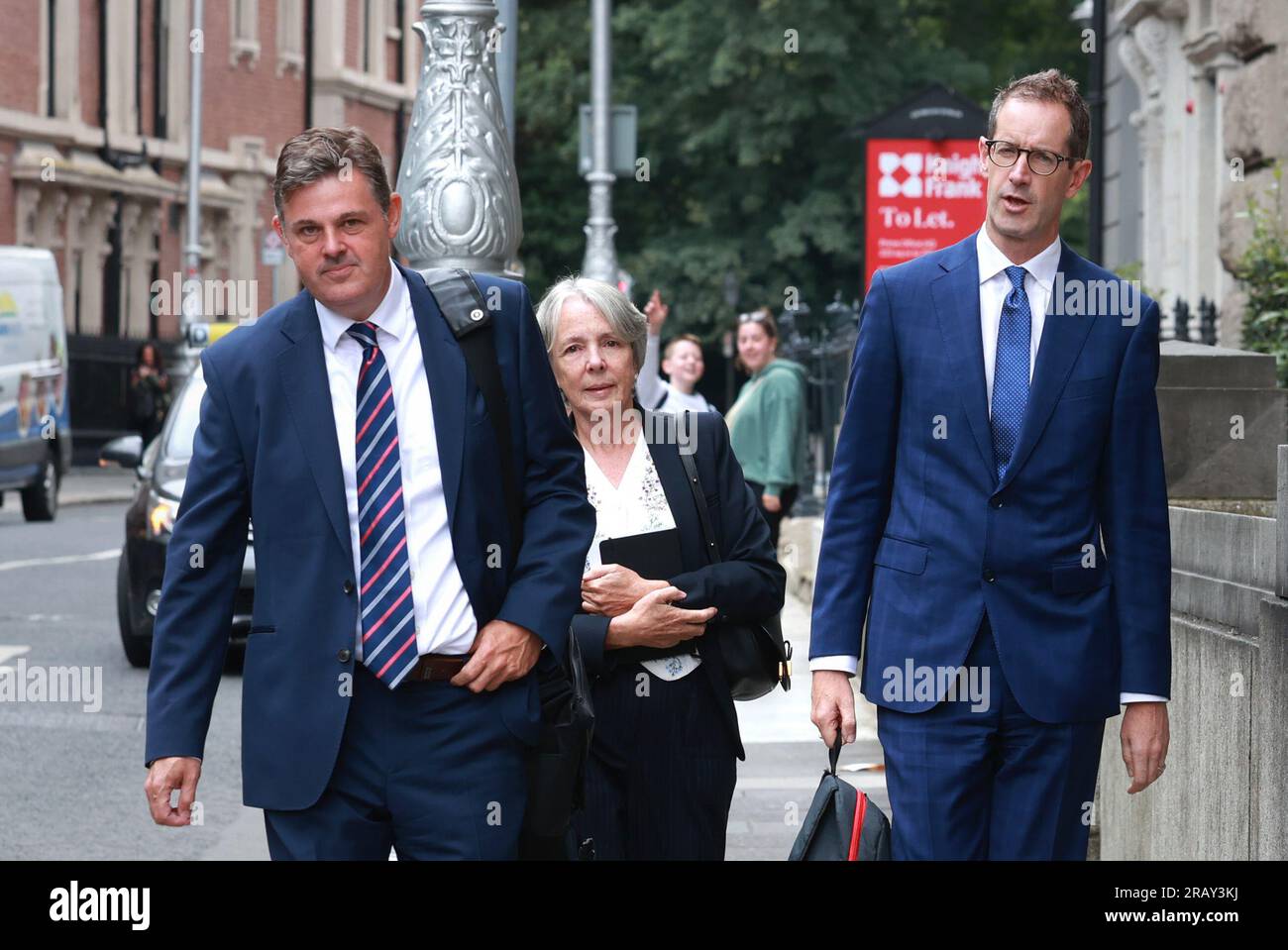 (left to right) Incoming RTE director general Kevin Bakhurst, RTE Board ...