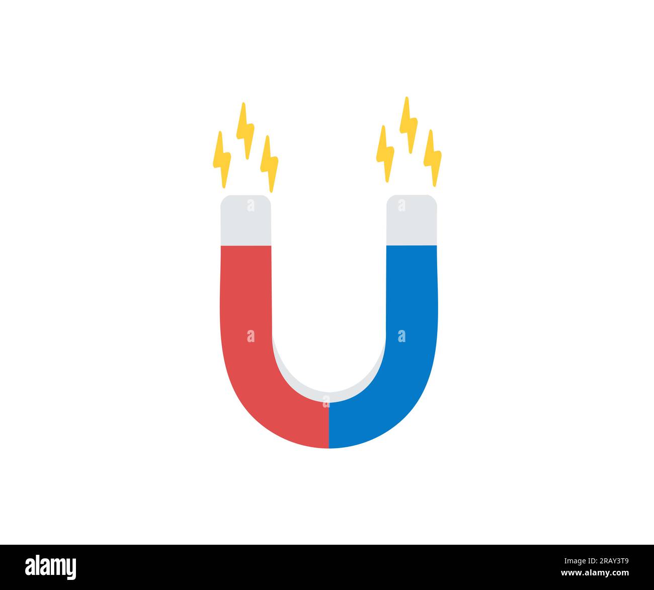 Horseshoe Magnet logo design. Magnet icon, isolated simple magnet ...