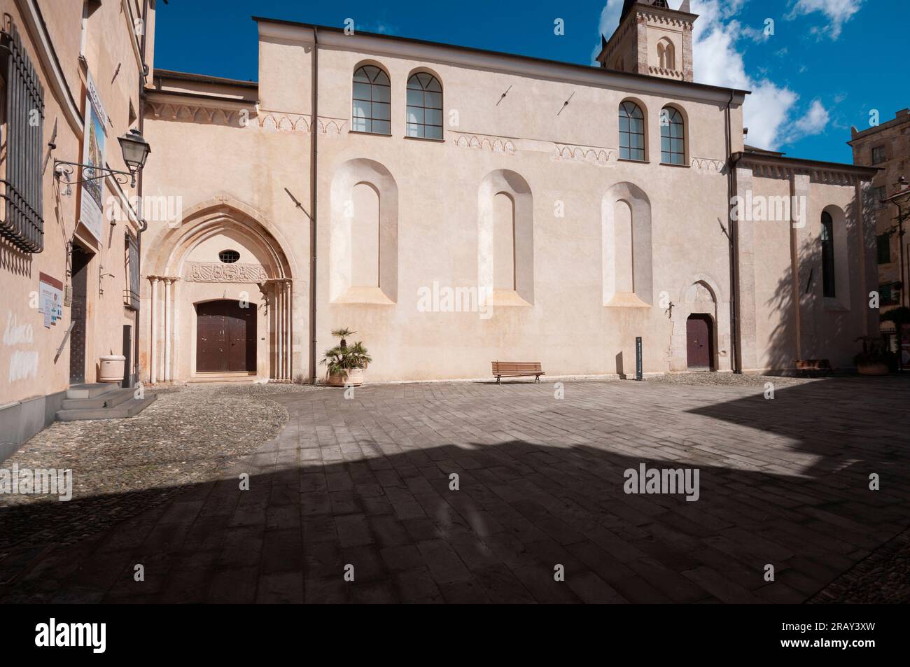 Italy, Liguria, Finalborgo, Complesso Monumentale di Santa Caterina ...