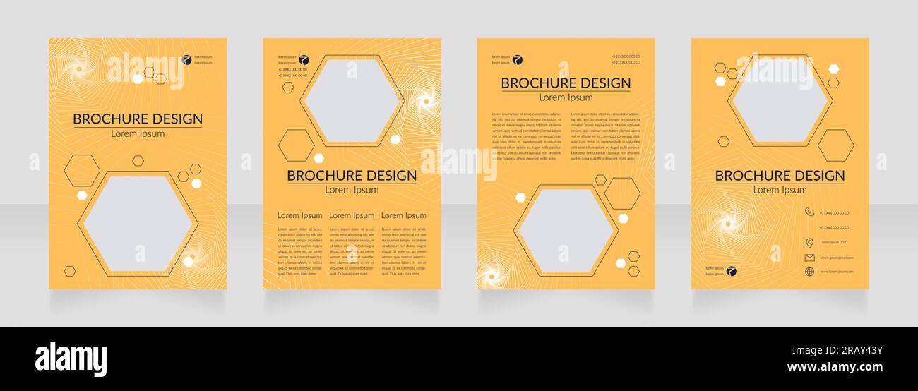 Funny science for children blank brochure design Stock Vector Image ...