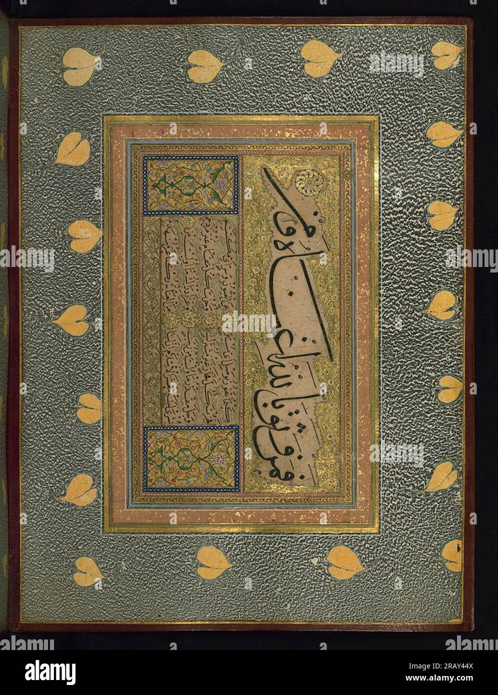 Page of Ottoman Calligraphy by Sheikh Hamdullah Stock Photo - Alamy