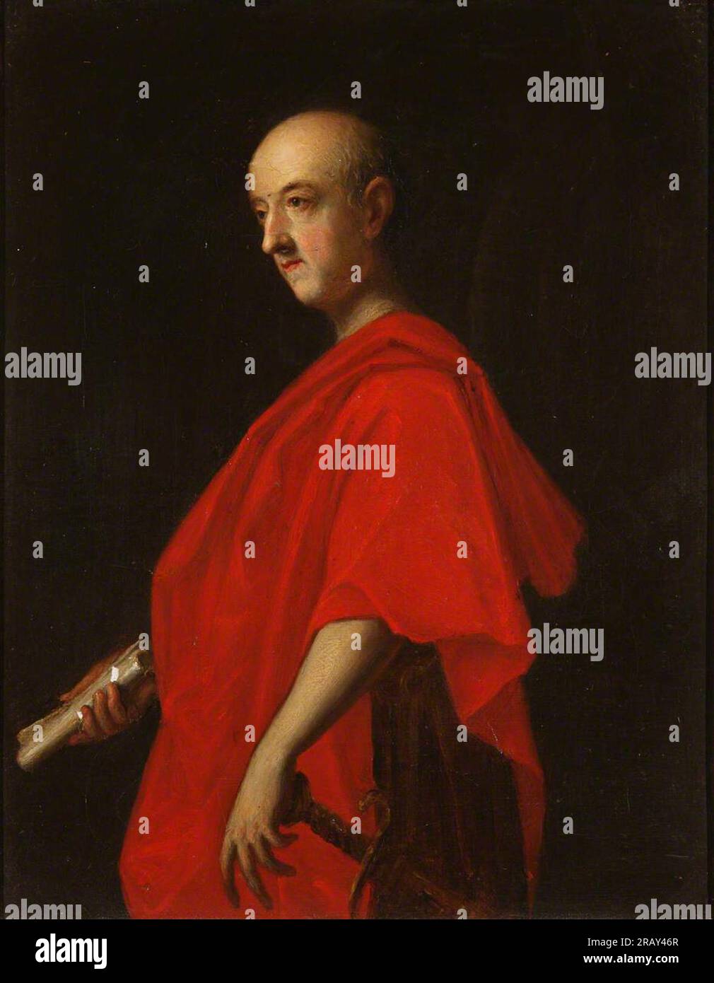 General Sir John Guise, as a Roman Senator 1765 by Gavin Hamilton Stock ...