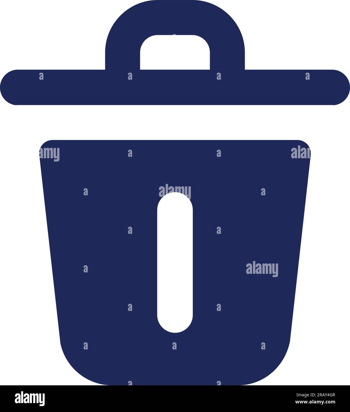 Delete user garbage icon Cut Out Stock Images & Pictures - Alamy