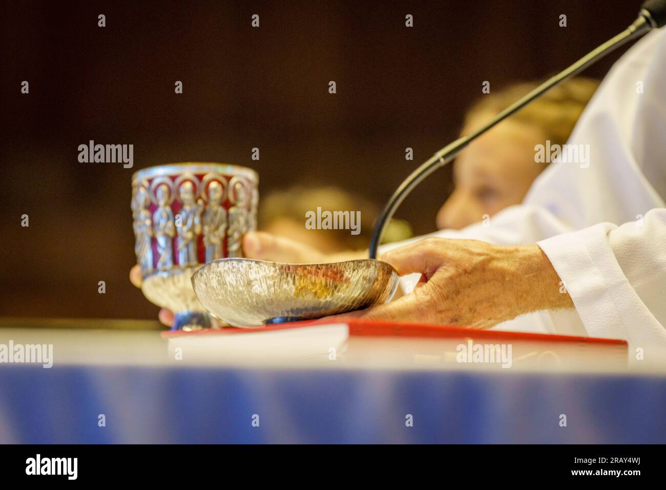 elements of the eucharist sacramental bread and sacramental wine ...