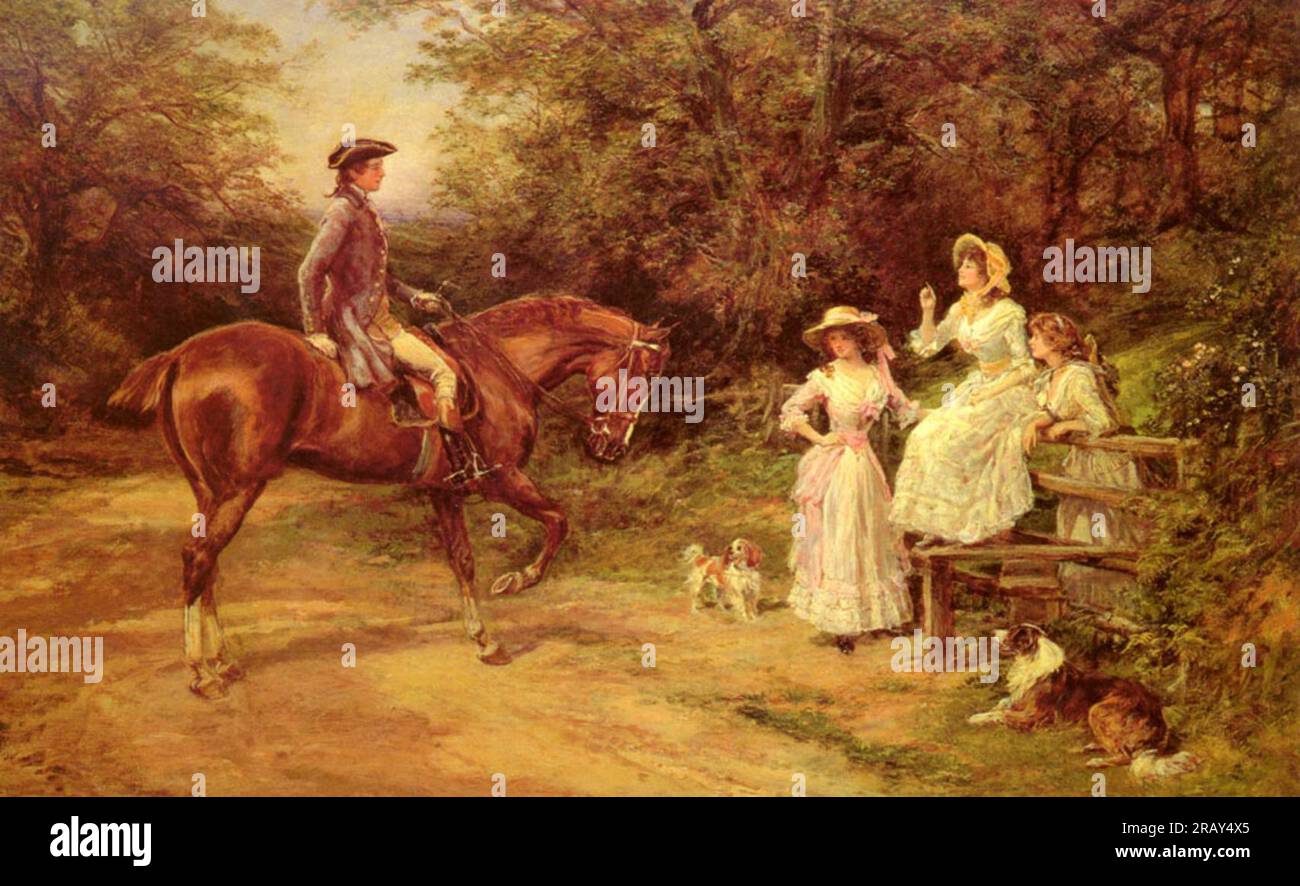 Heywood Hardy's Art by Heywood Hardy Stock Photo - Alamy