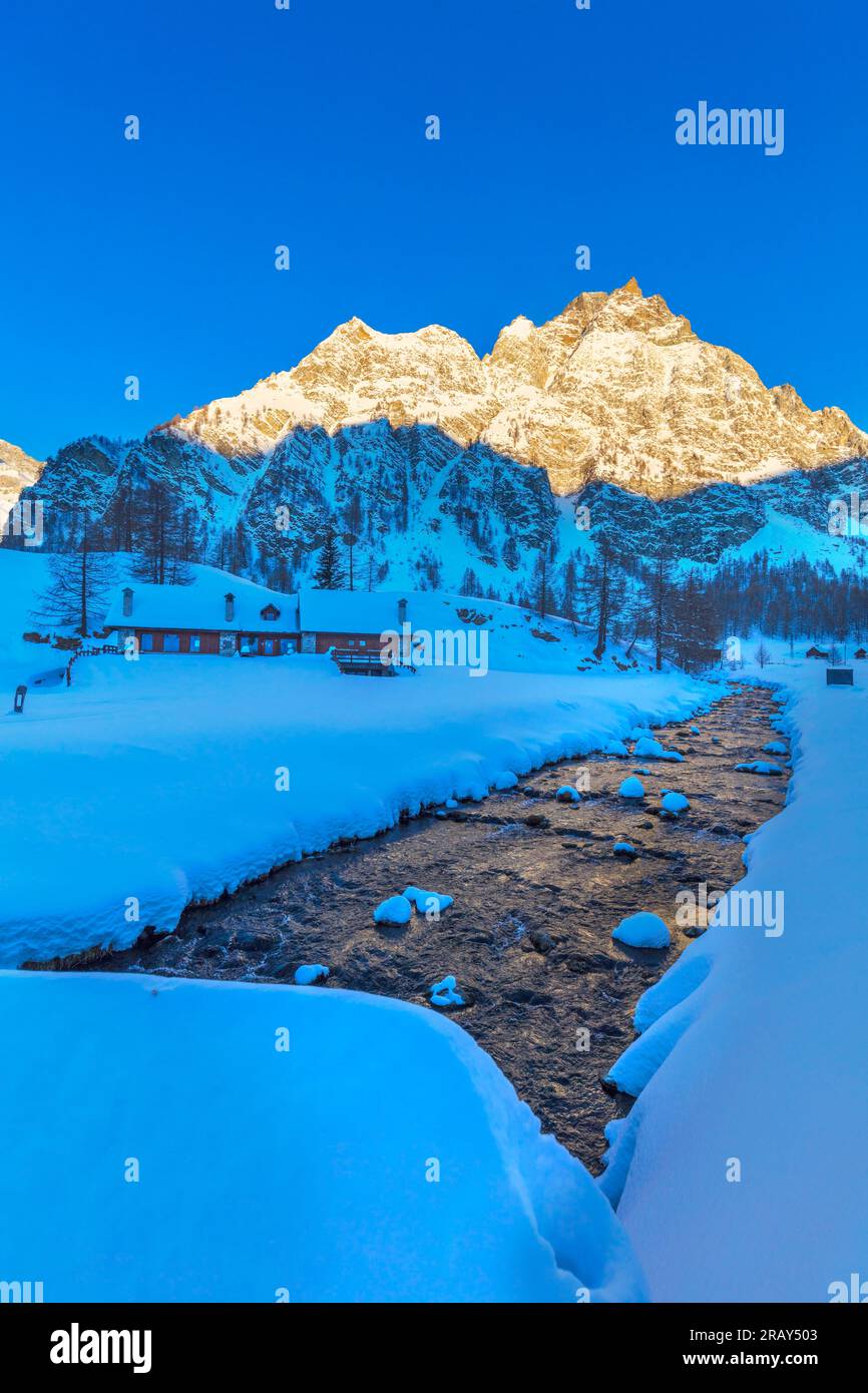 Alpe Crampiolo, Alpe Devero, Val d'Ossola, Piedmont, Italy Stock Photo ...
