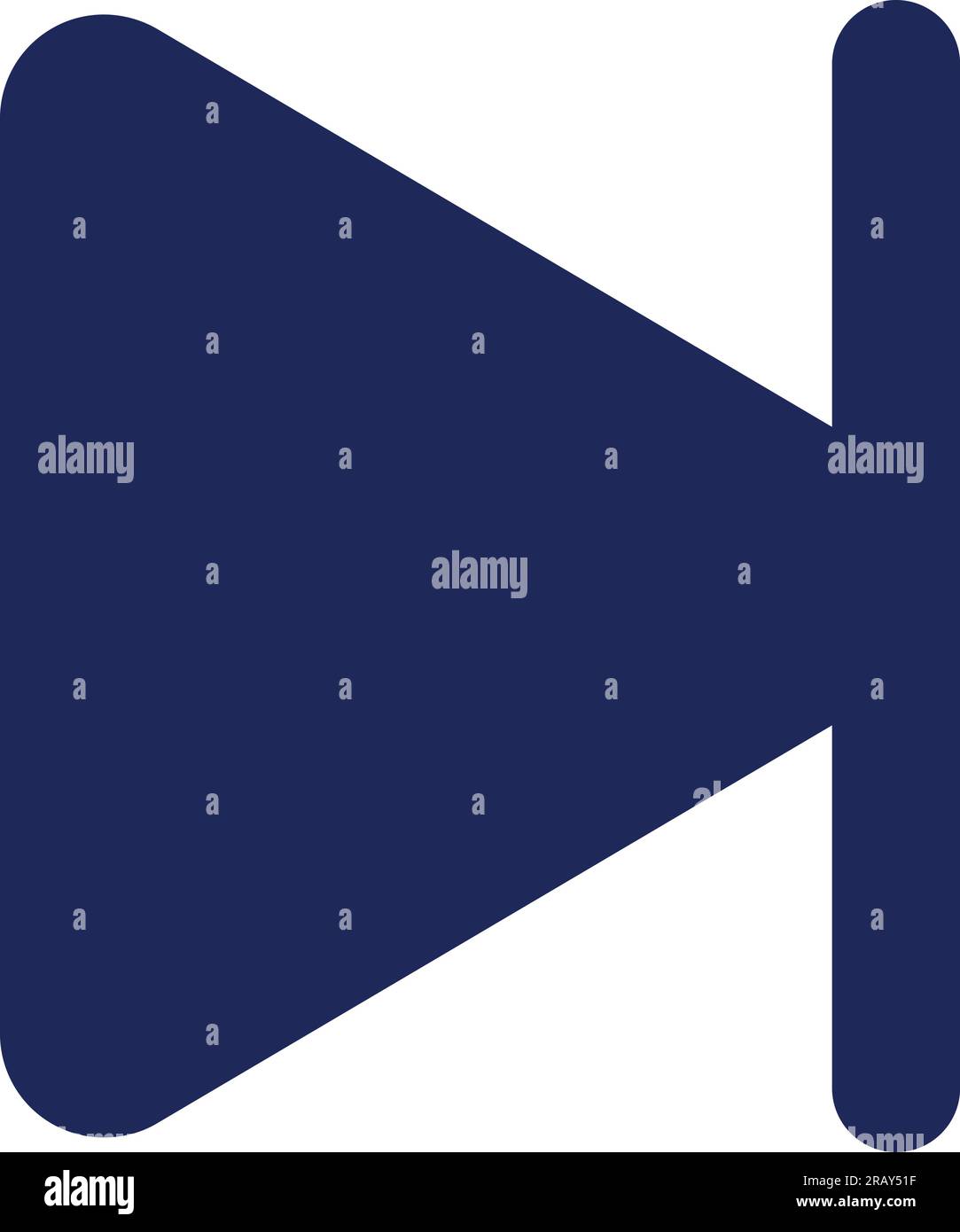 Skip silhouette icon simple hi-res stock photography and images - Alamy