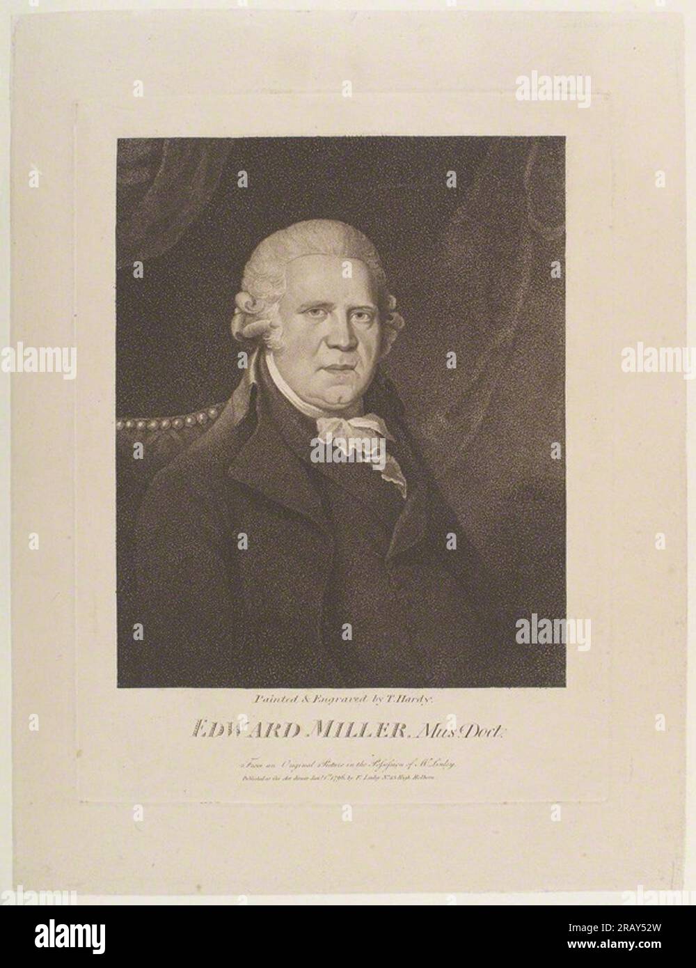 Edward Miller 1796 by Thomas Hardy Stock Photo - Alamy