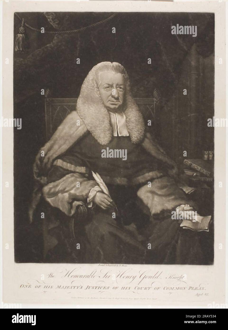 The Honorable Sir Henry Gould 1794 by Thomas Hardy Stock Photo - Alamy