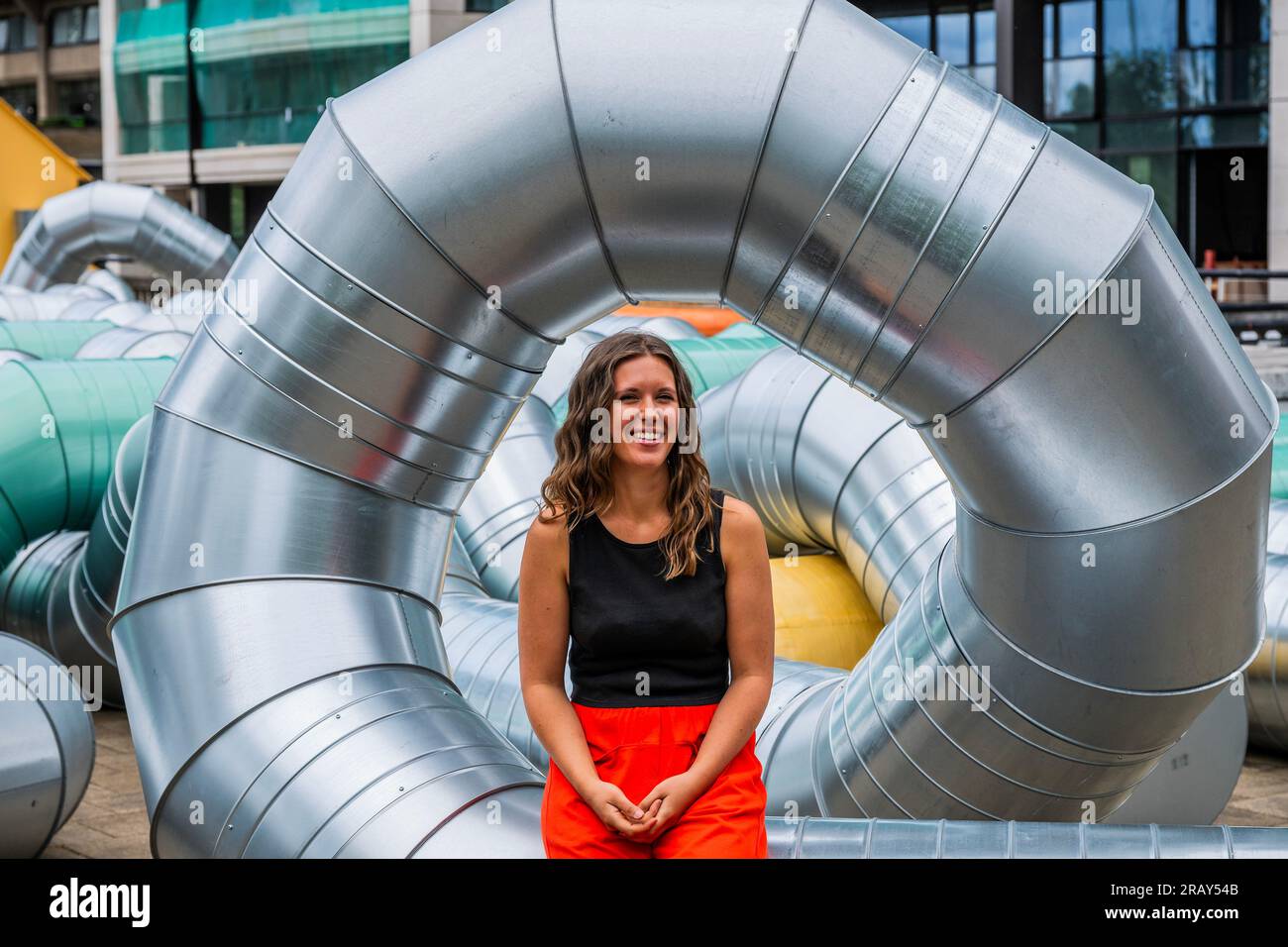 London, UK. 6 Jul 2023. Slackwater: a new commission by Holly Hendry ...